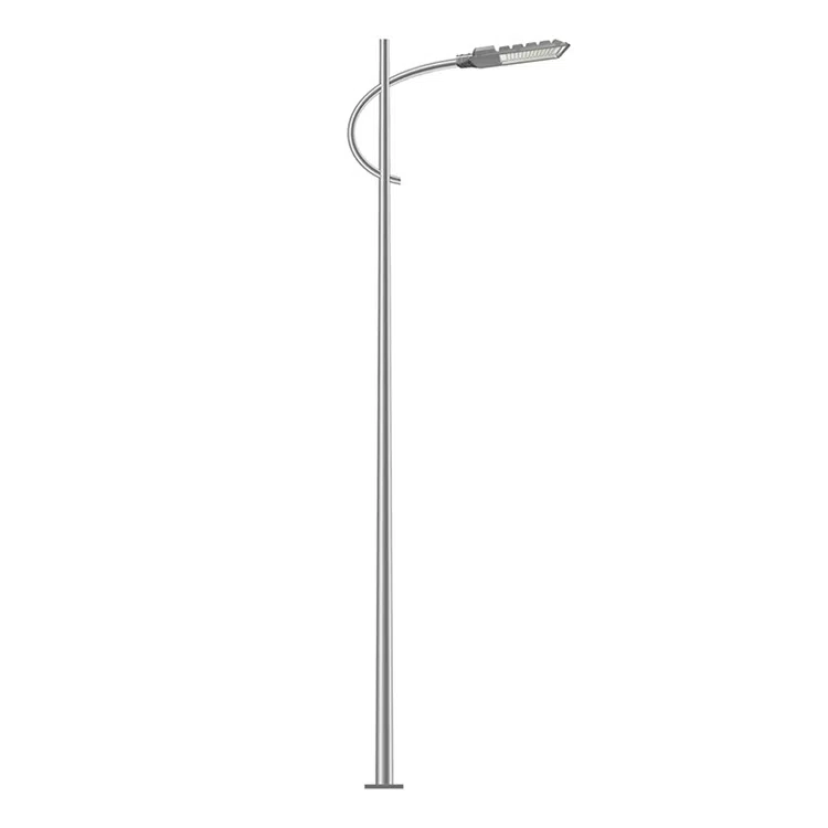 China Bending Arm Seamless Street Light Column manufacturers and ...
