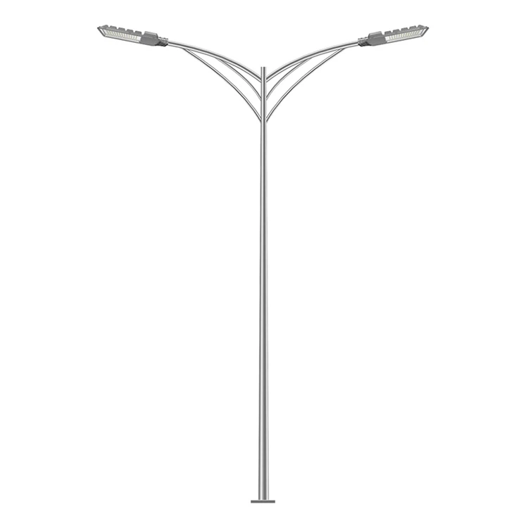 China Double Arm Lamp Post for Rapid Traffic City Road manufacturers ...