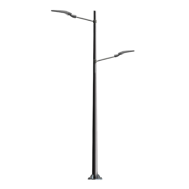 China Outdoor Lamp Pole Street Light Pole Single & Double Arm ...